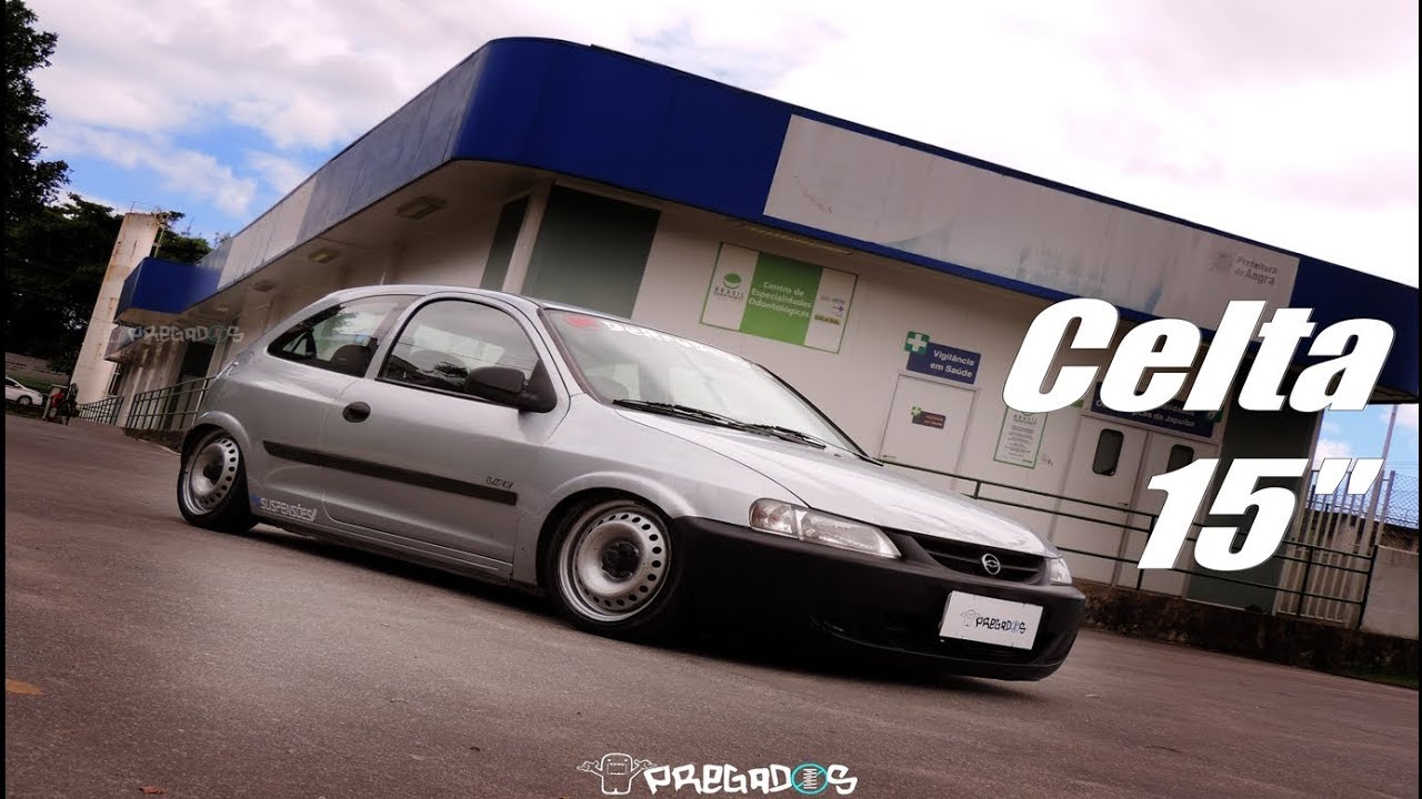 CELTA REBAIXADO NOS ARO 15 - PREGADOS - YouTube