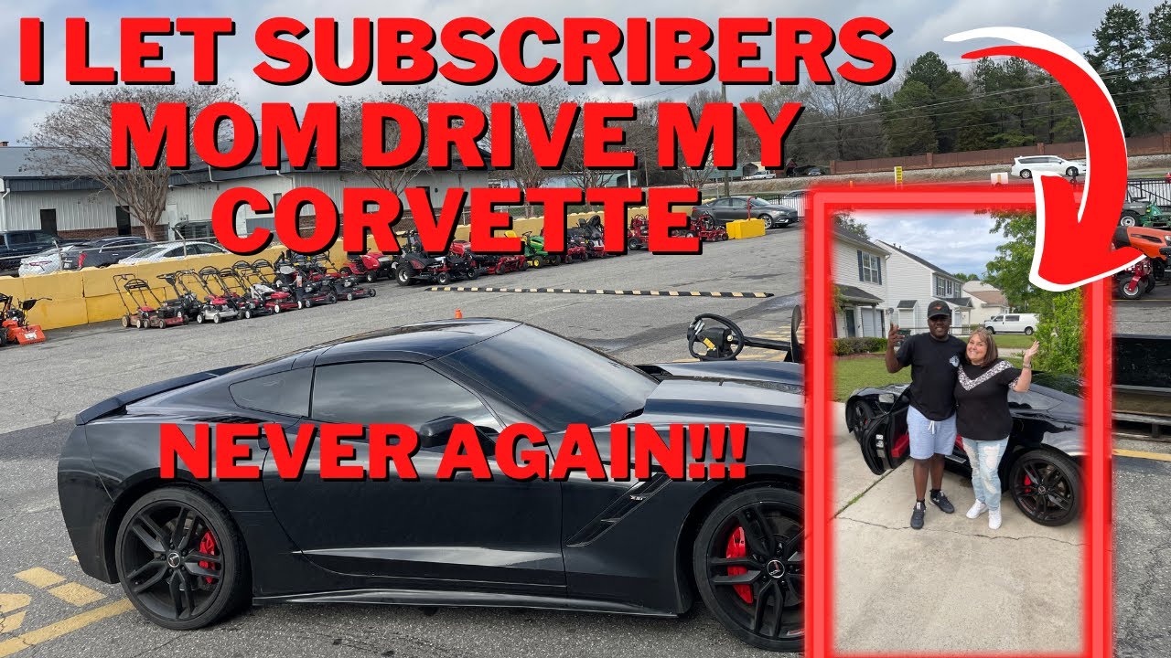 I Let Subscribers Mom Drive My Corvette (Never Again!!!) - YouTube