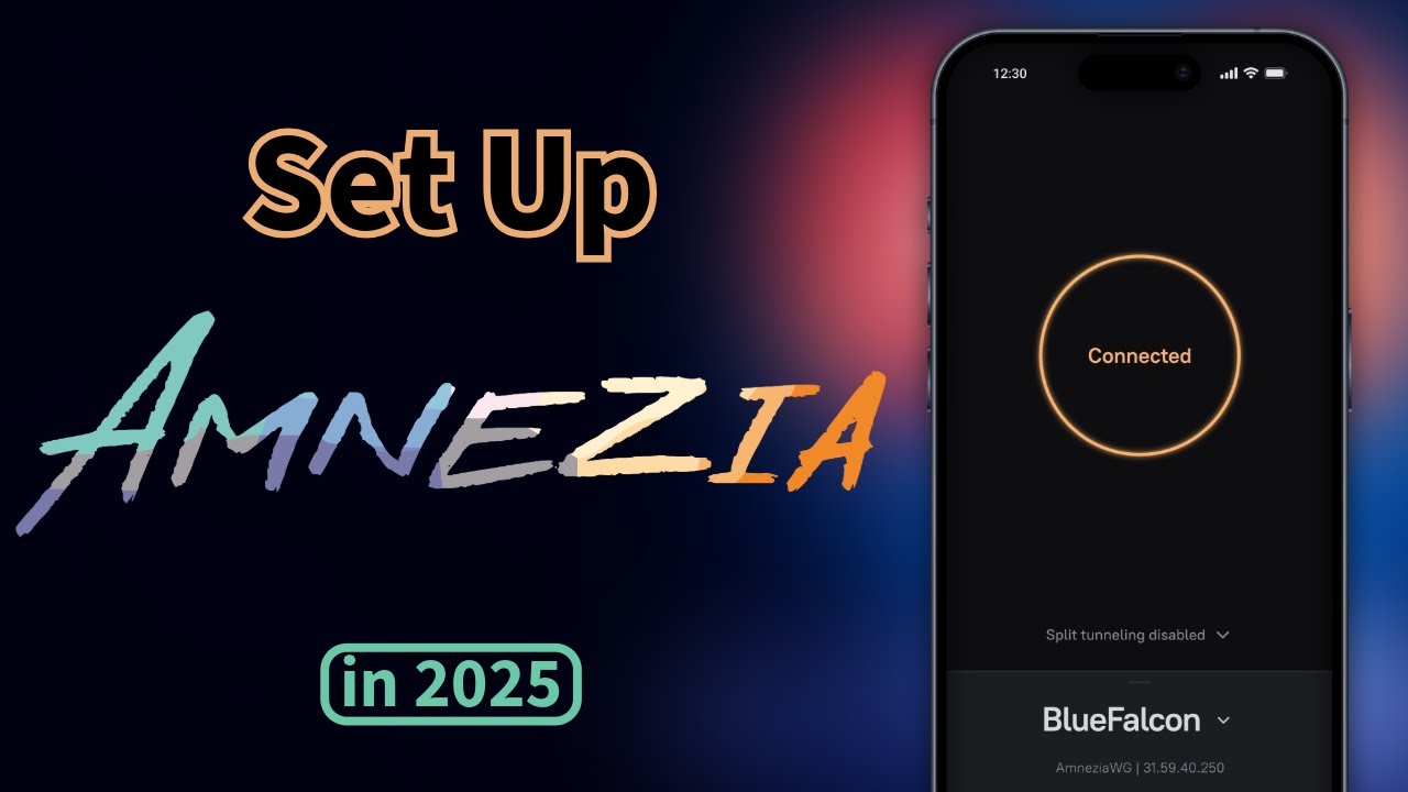 How to Set Up Amnezia VPN Server – Full Tutorial 2025 - YouTube