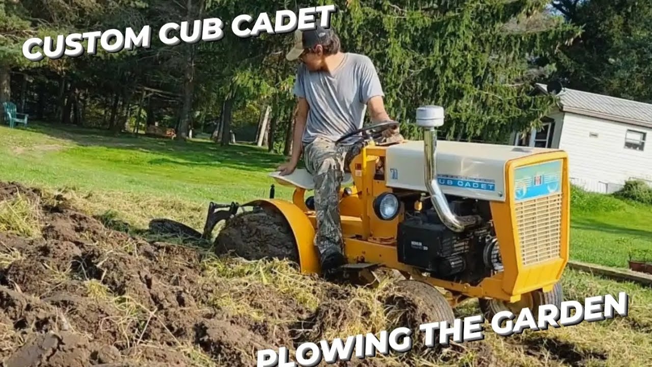 Custom International Cub Cadet Brinly Plow Test - YouTube