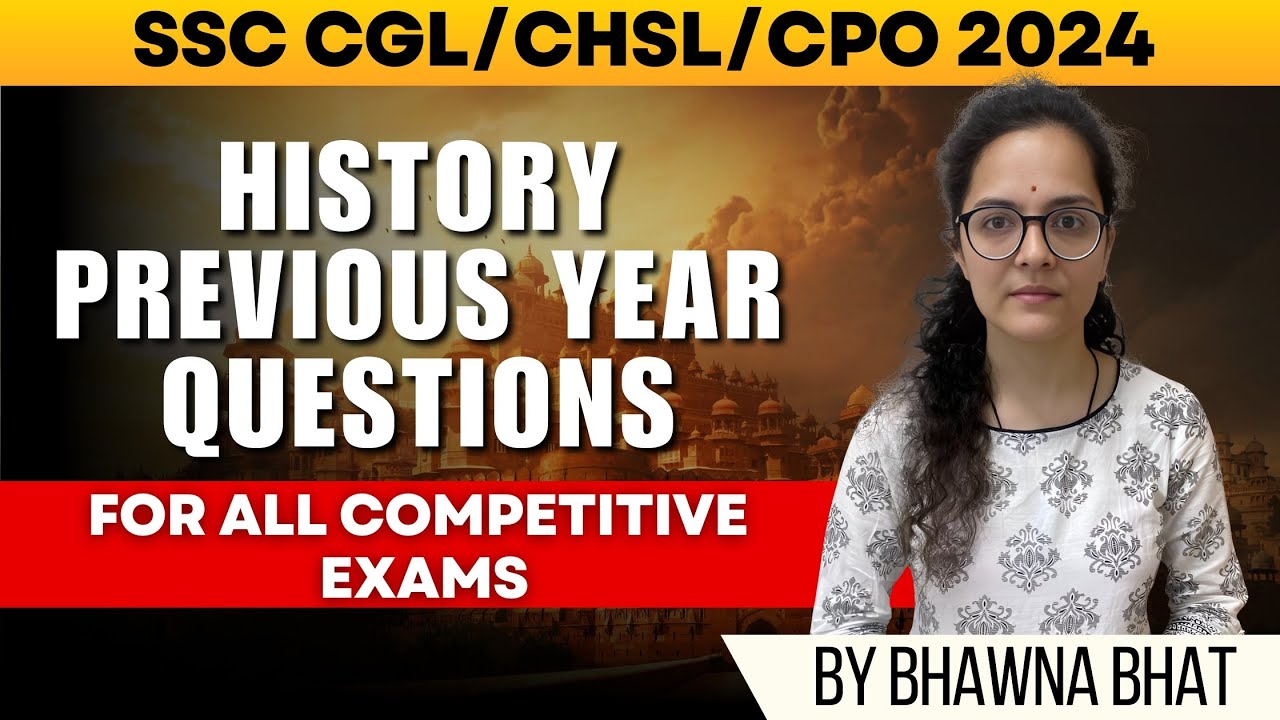 SSC CPO History Important Previous Year Questions | SSC CHSL/CGL/GD/MTS ...