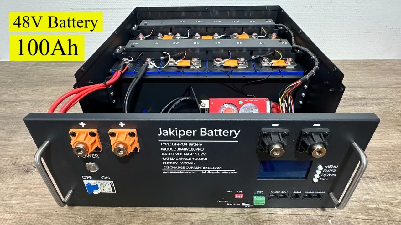how to install BMS 200A 48V on LiFePO4 Batteries, Create 48V Storage ...
