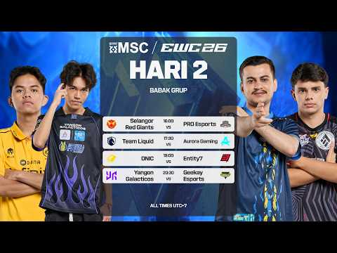 [LIVE] | Group Stage MSC DI EWC Hari 2 | (ID)