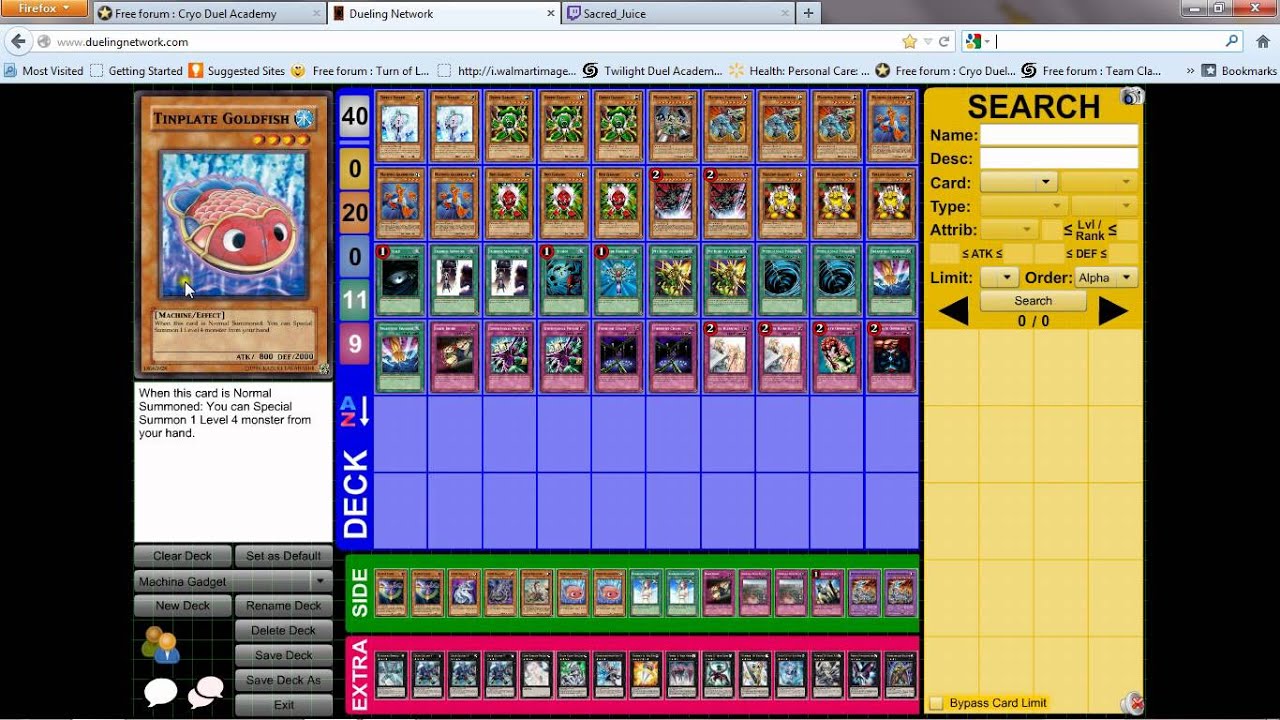 Yu-Gi-Oh! Dueling Network Machina Gadget Deck Profile! *HD* - YouTube