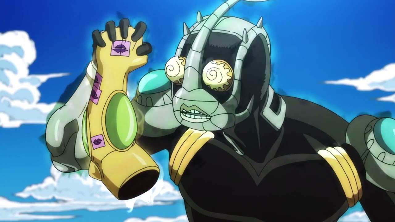 Jojo: Stone Ocean Clip - Protecting the Guard (English Dub) - YouTube