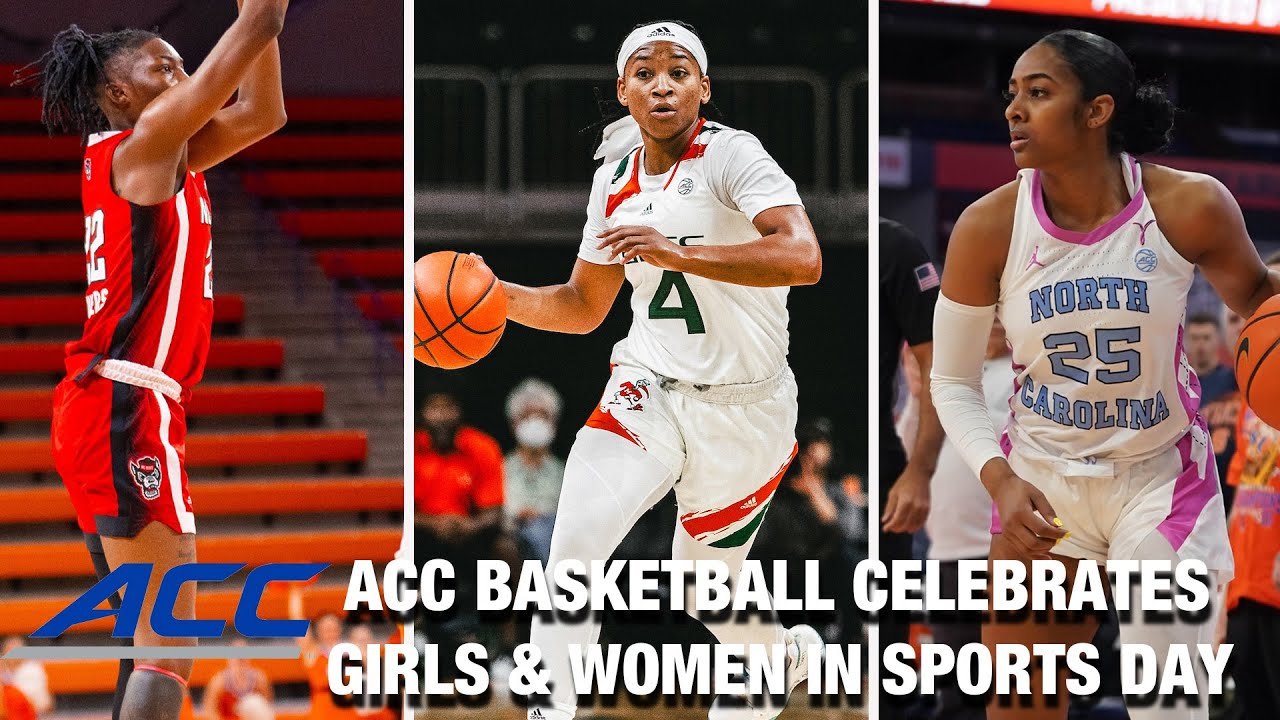 ACC Basketball Celebrates Girls & Women In Sports Day - YouTube