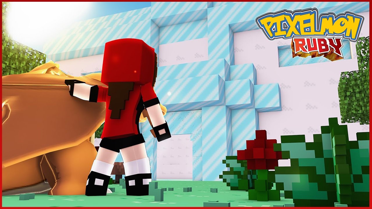 Minecraft: Pixelmon Ruby #6: ACHEI UM NOVO GINÁSIO DE GELO MUITO FORTE ...