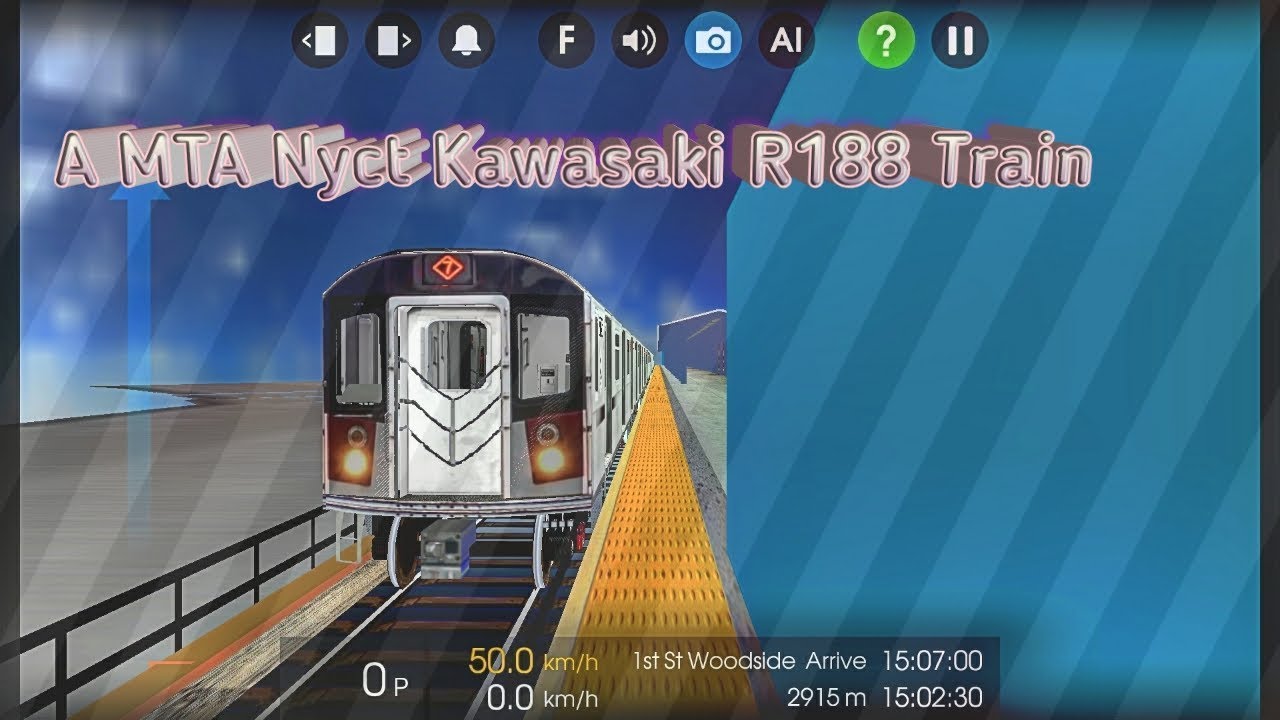 Hmmsim 2: MTA NYCT Subway: Kawasaki R188 Train @Queensboro Plaza ...