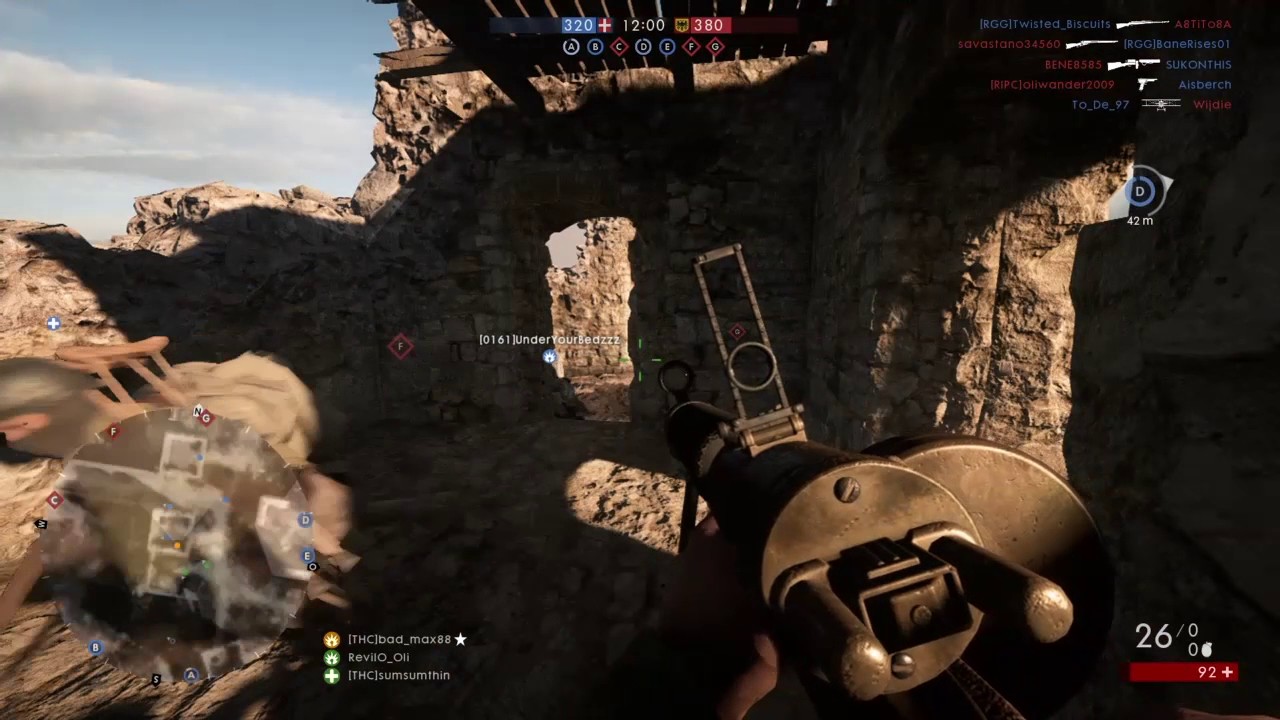 BF1 Hellriegel Defensive best Assault weapon so far amazing - YouTube