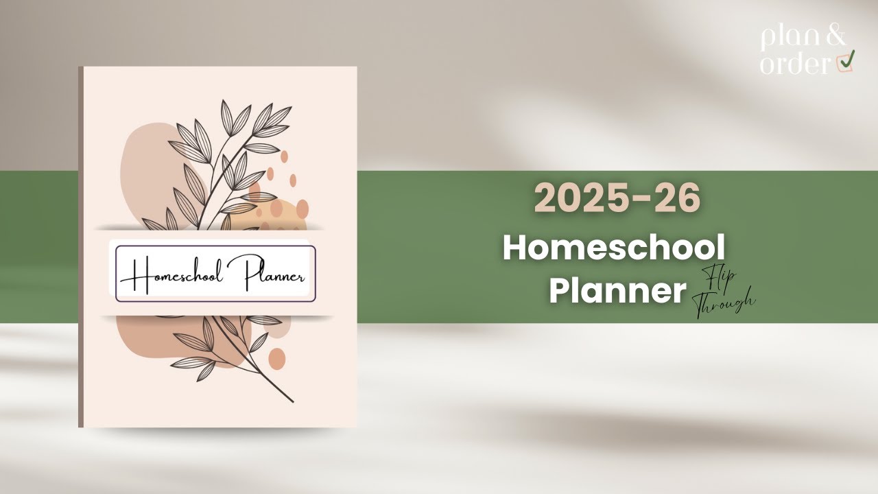 2025-26 Homeschool Planner Flip Through | Charter-Friendly, Undated ...