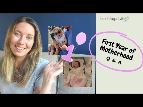 First Year of being a Mum | Baby turns One! | Q & A - YouTube