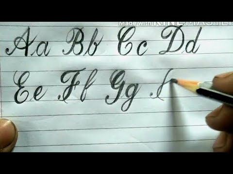 Modern Calligraphy a to z | calligraphy for Beginners✍ Calligraphy Tutorials
