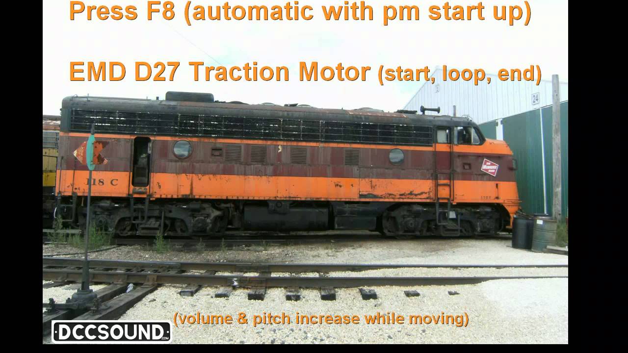 ESU LokSound V4.0 EMD D27 Traction Motor For 118C MILW F7A Project ...