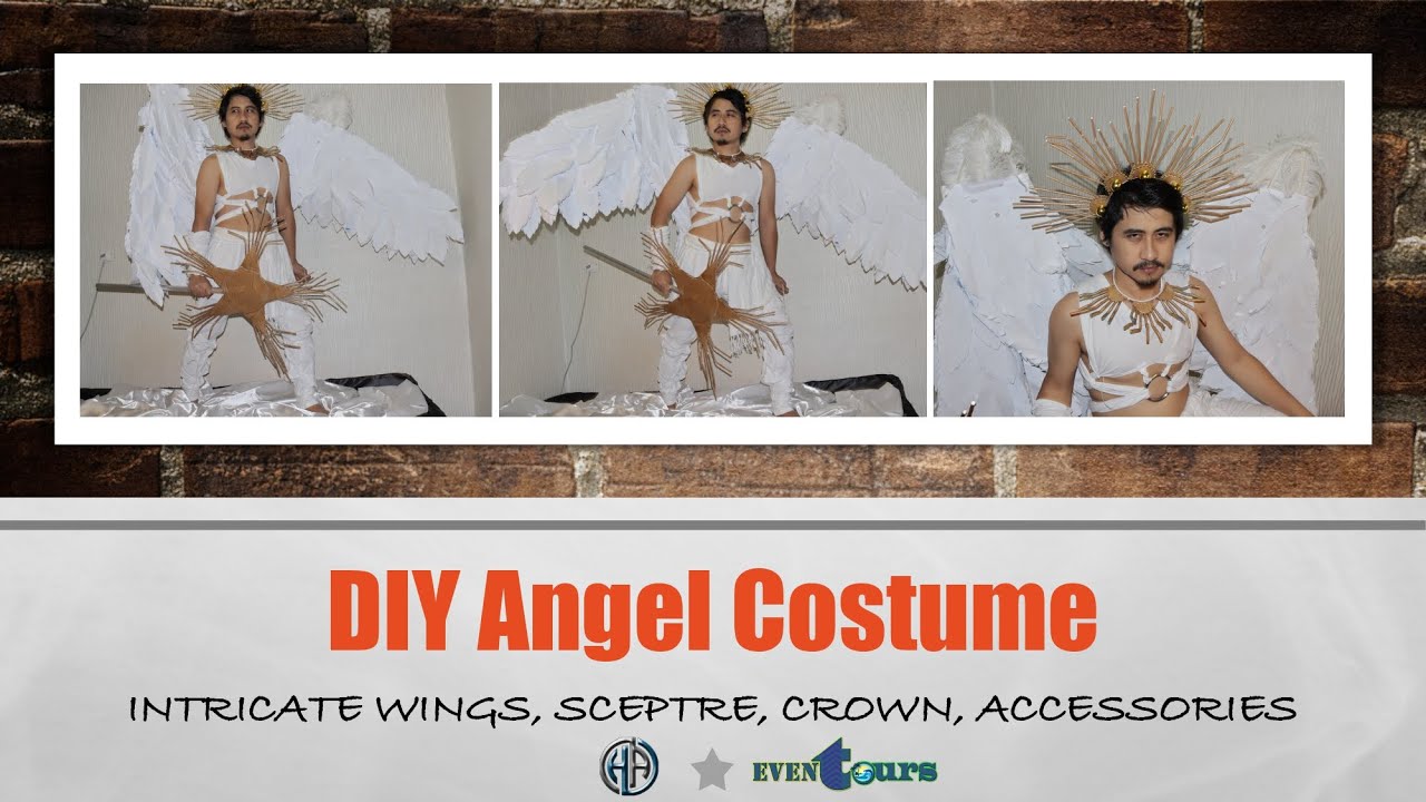 DIY Angel Costume - YouTube
