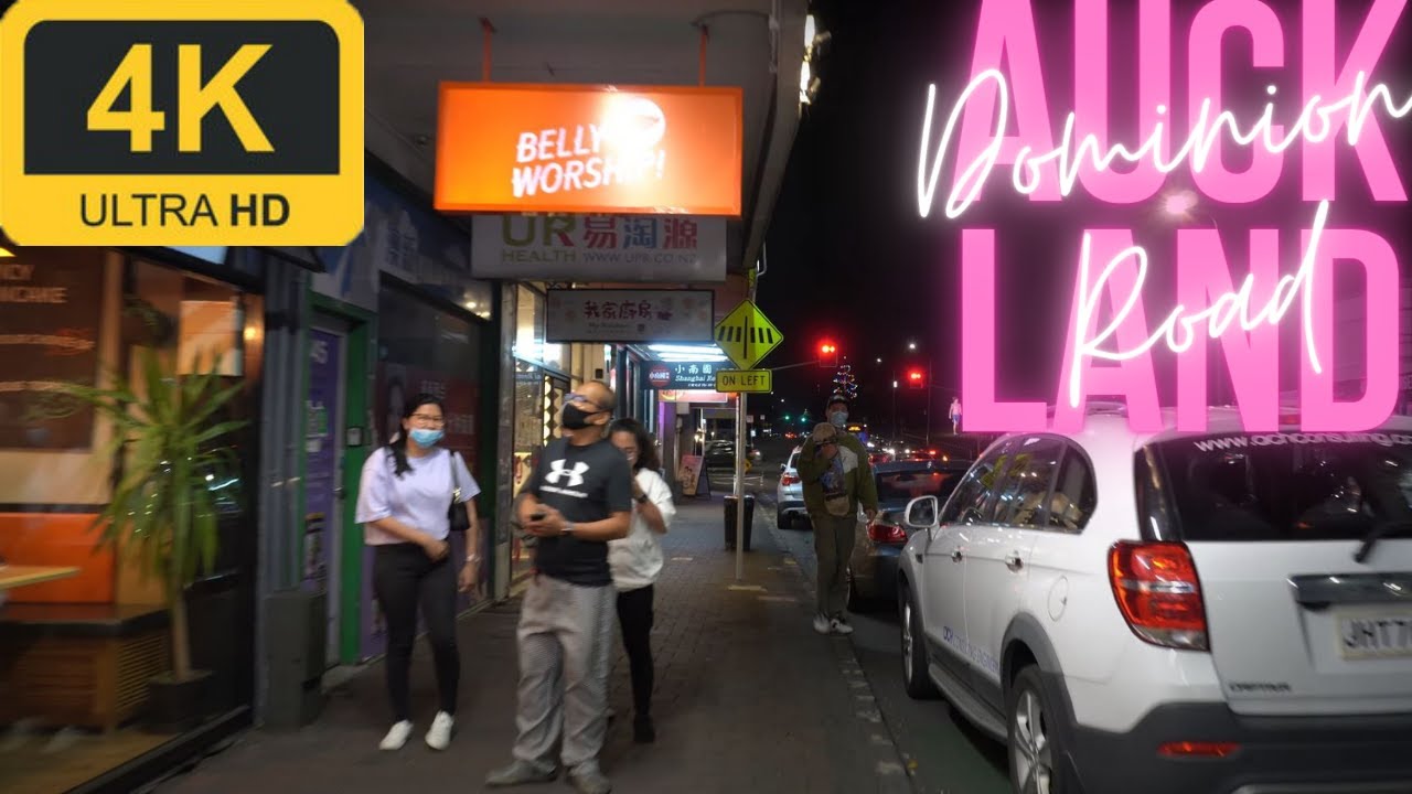 Walk in Auckland | Dominion Road Night Walk | 4K - YouTube