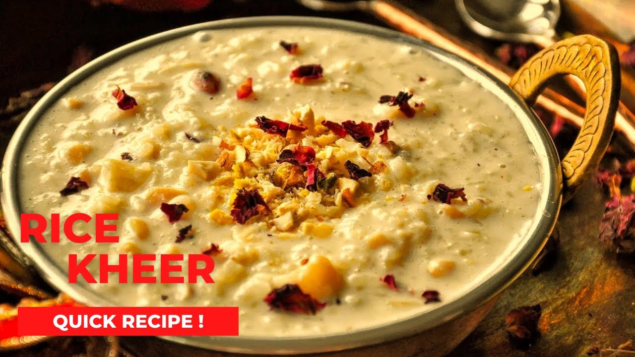 Rice Kheer (Phirani) | Eid Special Sweet | YFA - YouTube