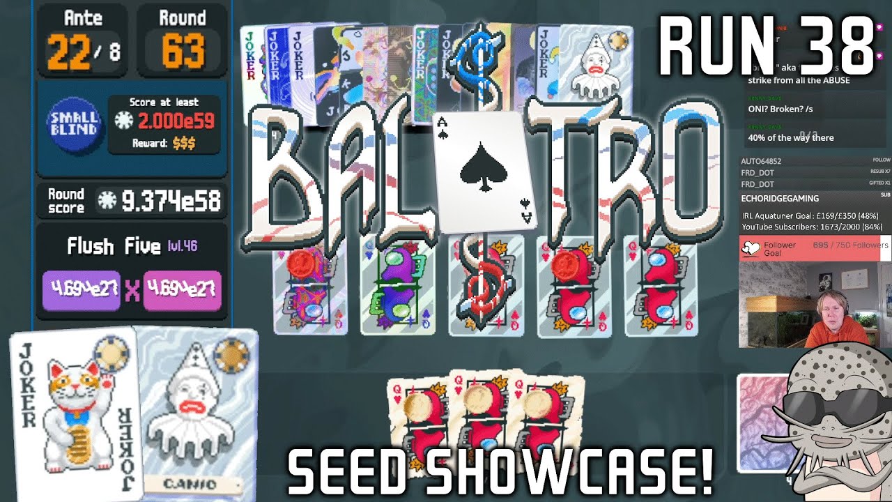 A Lesson On Probability In Balatro: Seed Showcase Highlights - YouTube