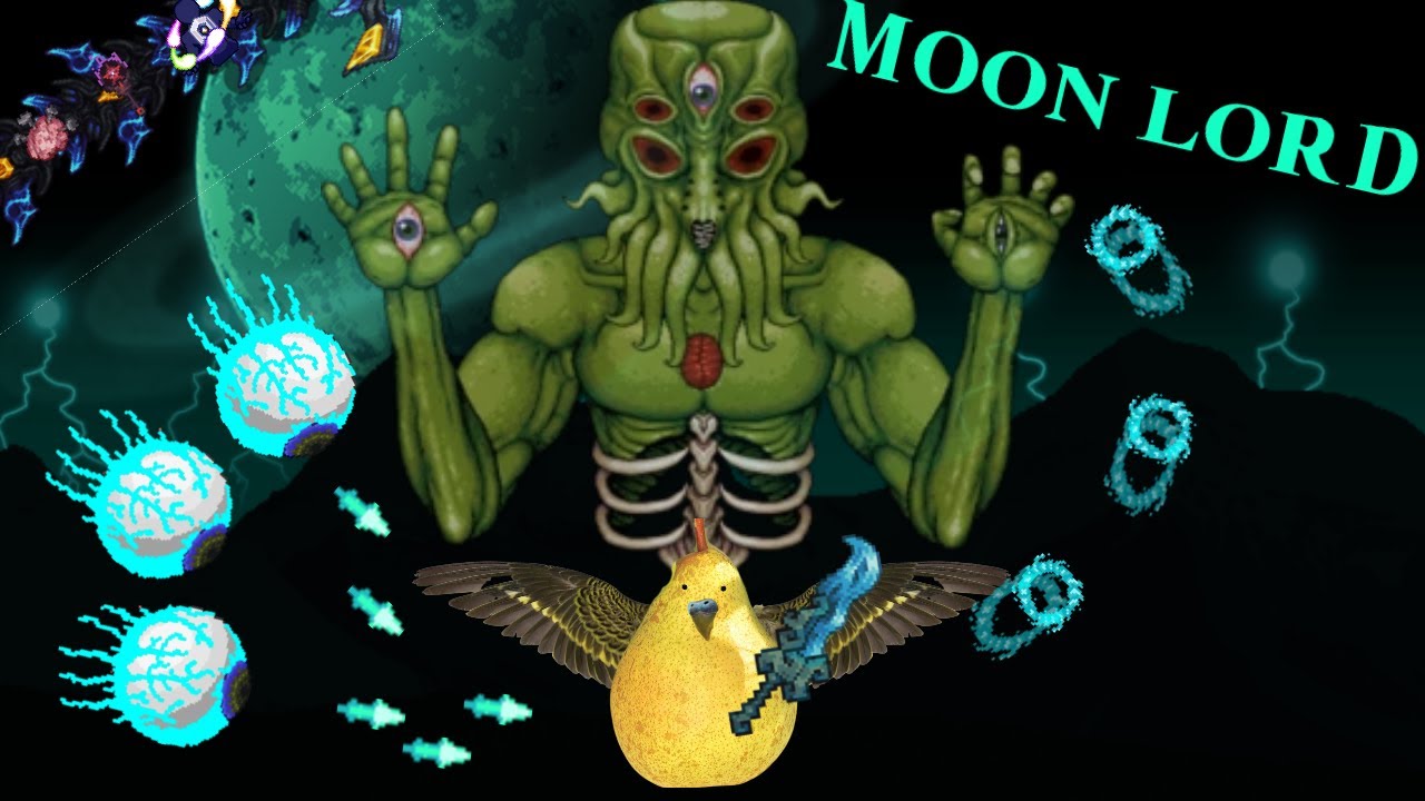 Moonlord? More like MOONCHILD || Terraria Malice, Death, Eternity - YouTube
