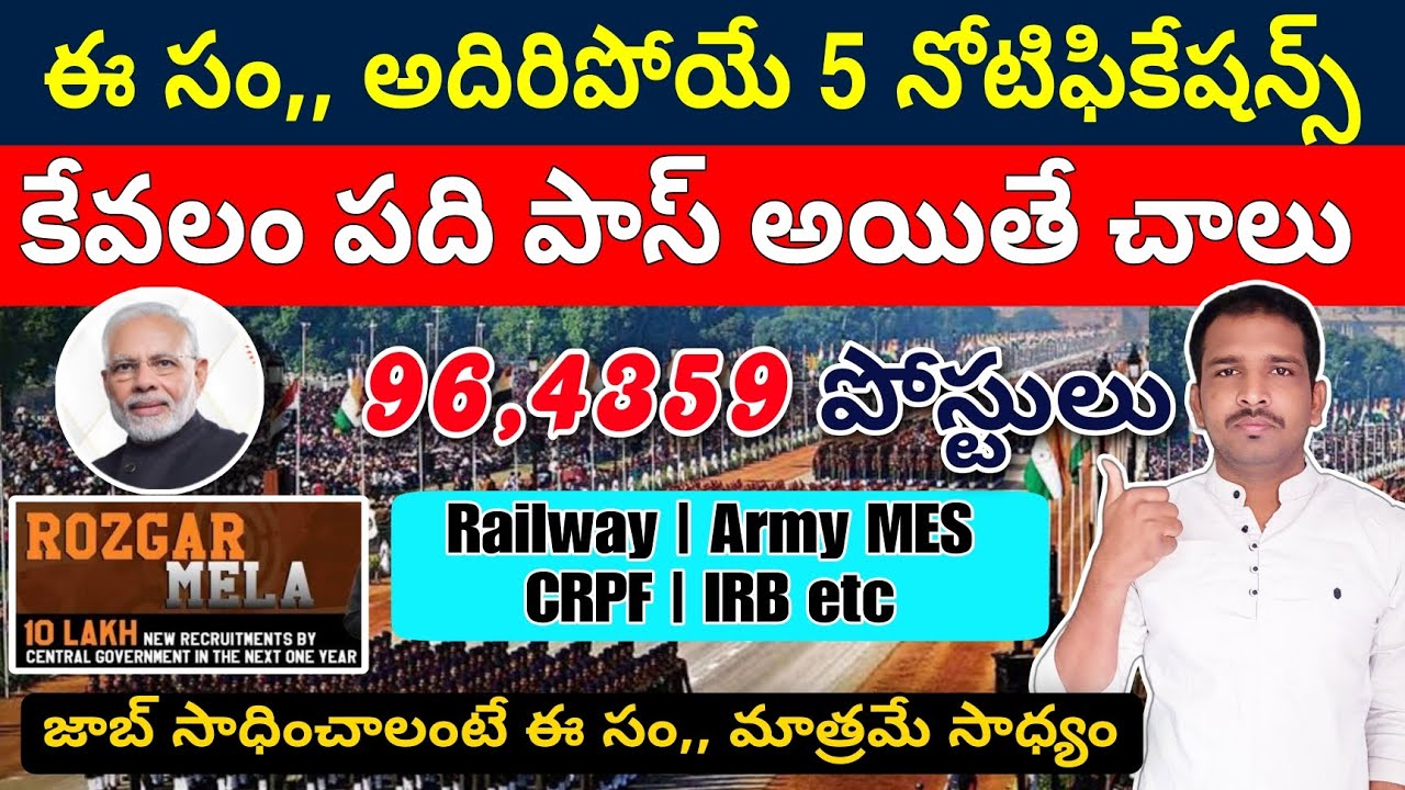 Railway Notification | SSC GD Notification | IRB Notification | CRPF ...