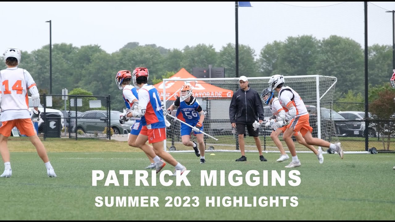 Patrick Miggins 2023 Summer Lacrosse Highlights - YouTube