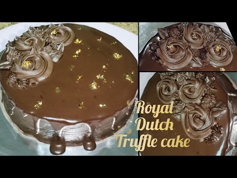 Royal Dutch Truffle cake| Eggless cake|How to make Dutch Truffle cake ...