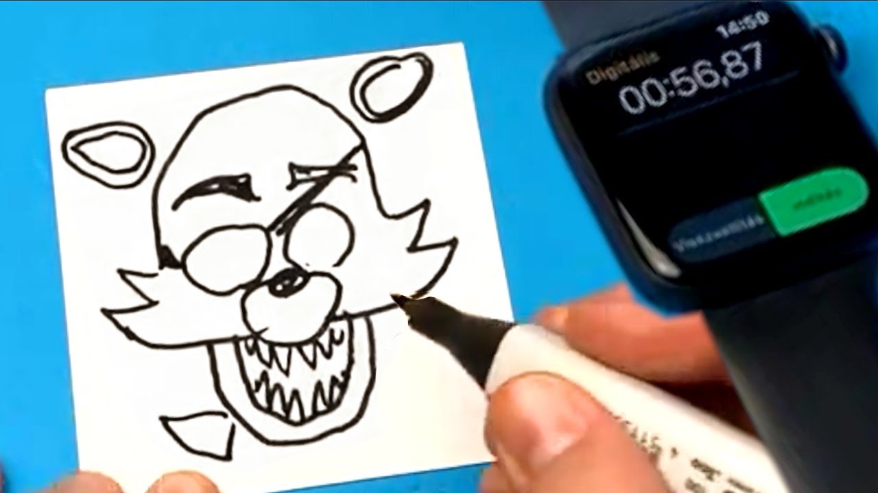 FNaF 1 MINUTE DRAWING CHALLENGE! - YouTube