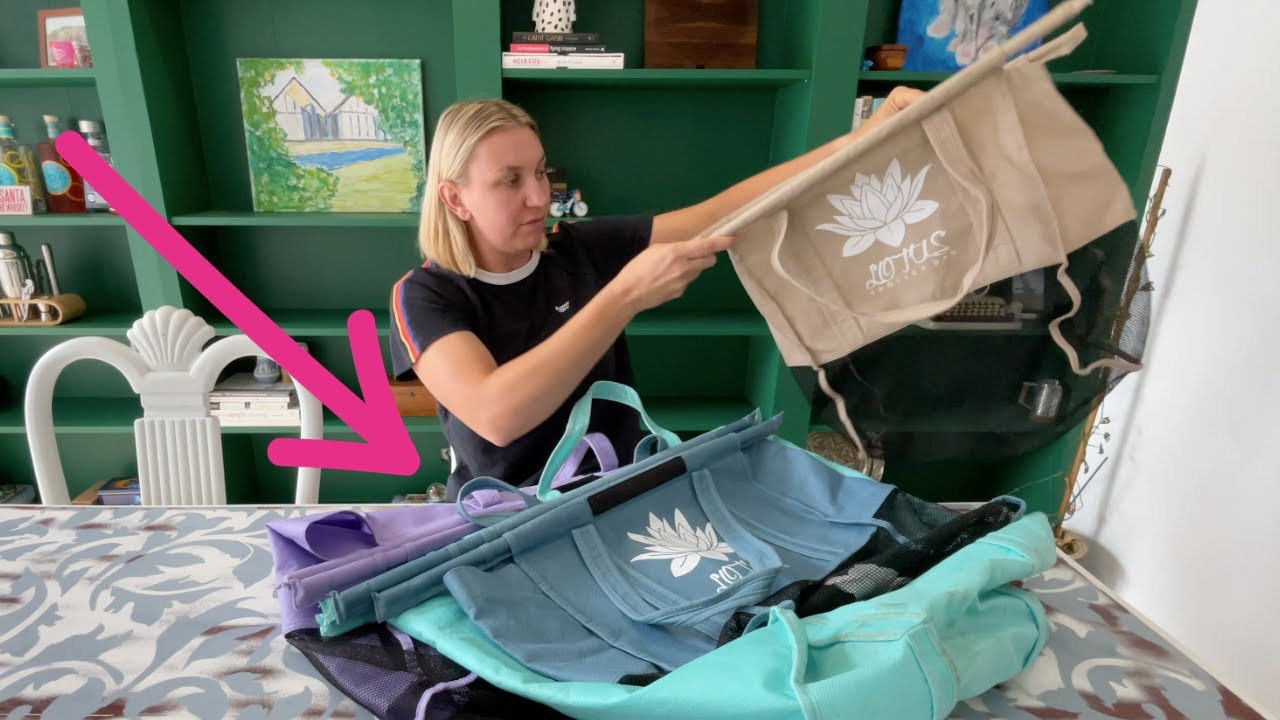 Lotus Trolley bags - perfect for your trolley / shopping cart - YouTube