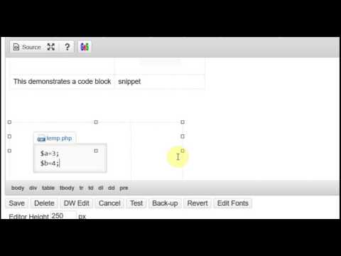 cod blocks in tables - YouTube
