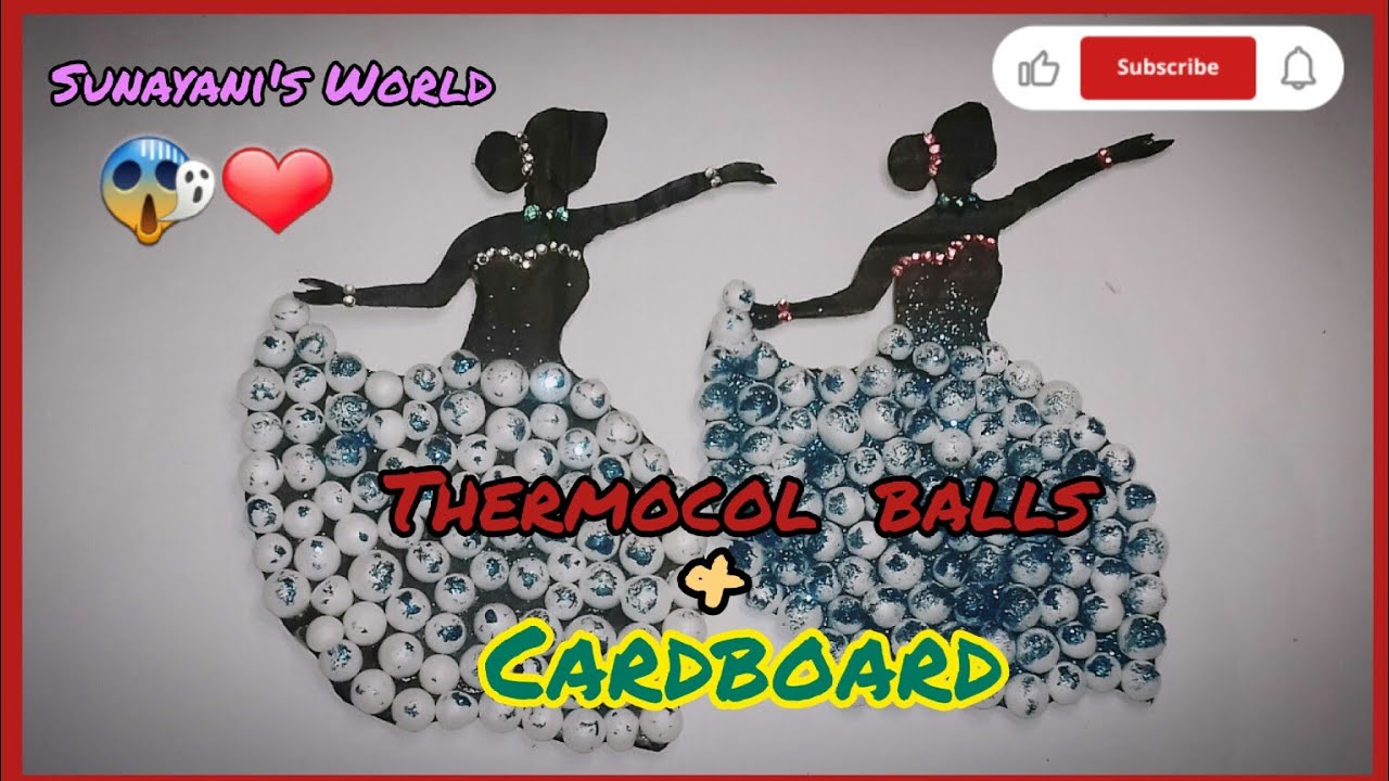 Creative 3D DIY cardboard wall hanging👸|| Creative Crafts||Cardboard ...