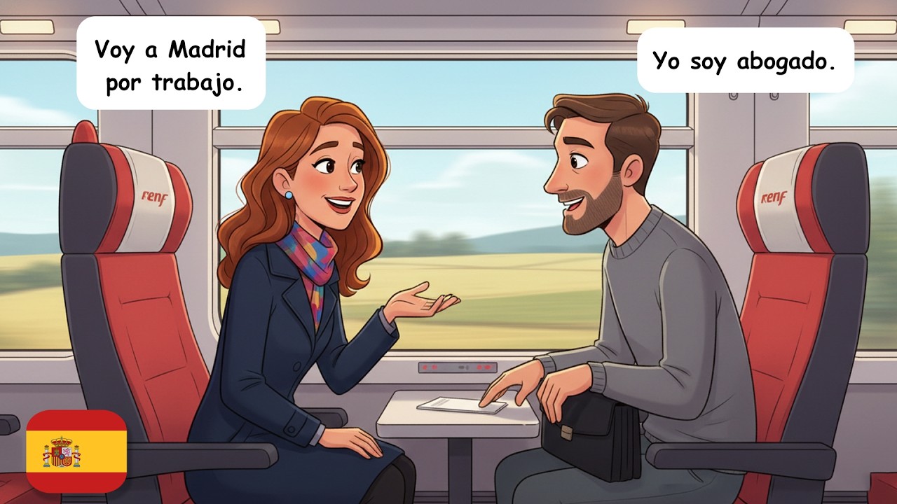 Learn Spanish Through Conversations: Talking About Work | (A1-A2 Levels ...