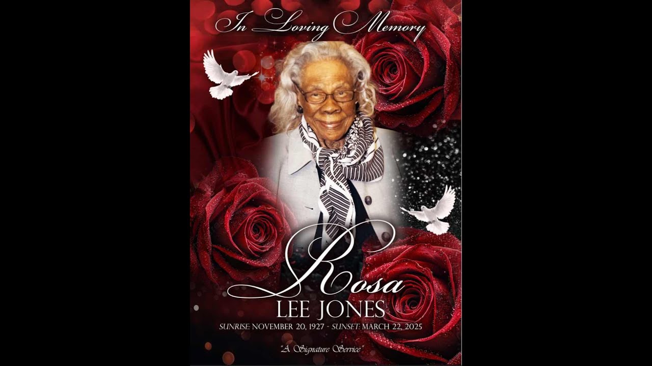 In Loving Memory of Rosa Lee Jones - YouTube