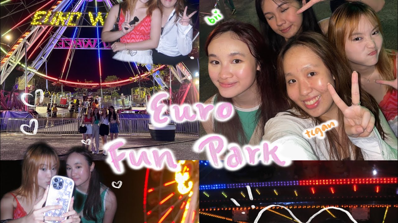 Euro Fun Park VLOG with the girls! 🎢🎡🎠| Estella Lim - YouTube