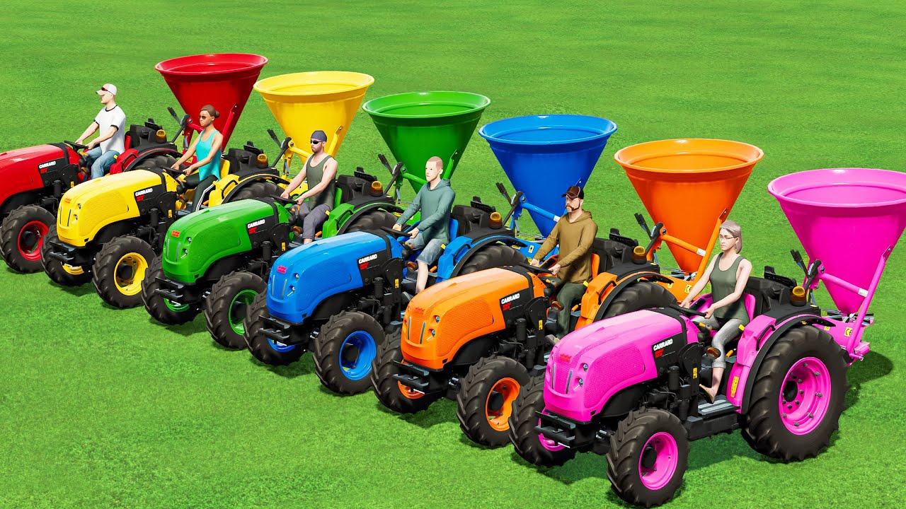 GIANT Transporter TRUCK! ANTONIO CARRARO TRACTORS & MAN TRUCK IN LIME ...