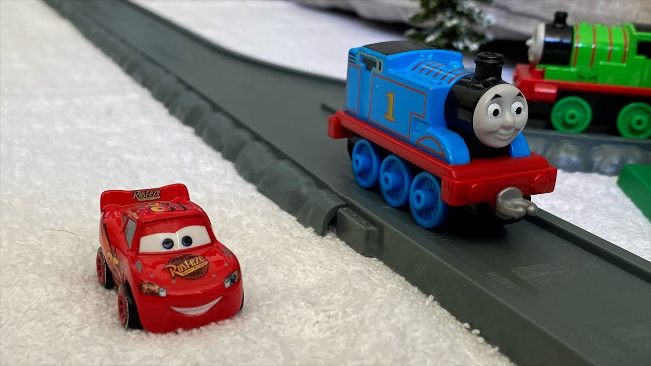 Thomas VS Lightning McQueen - T&F Adventures - YouTube