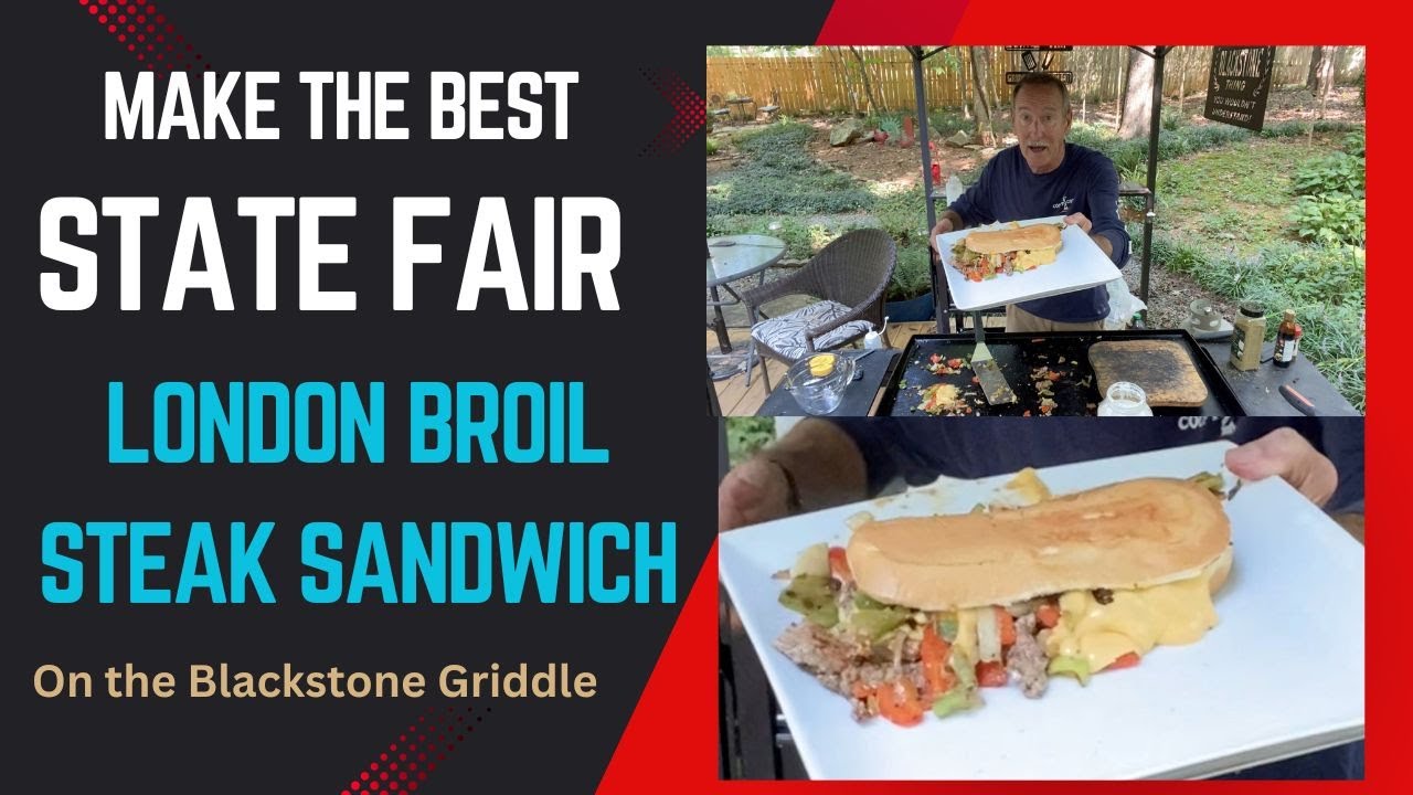 Make the Best State Fair London Broil Sandwich - YouTube