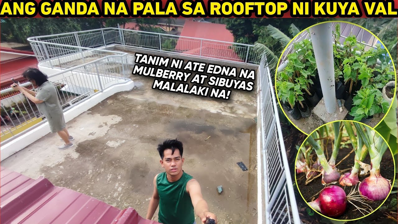 WOW! GANITO NA PALA KA GANDA SA ROOF TOP NI KUYA VAL! - YouTube