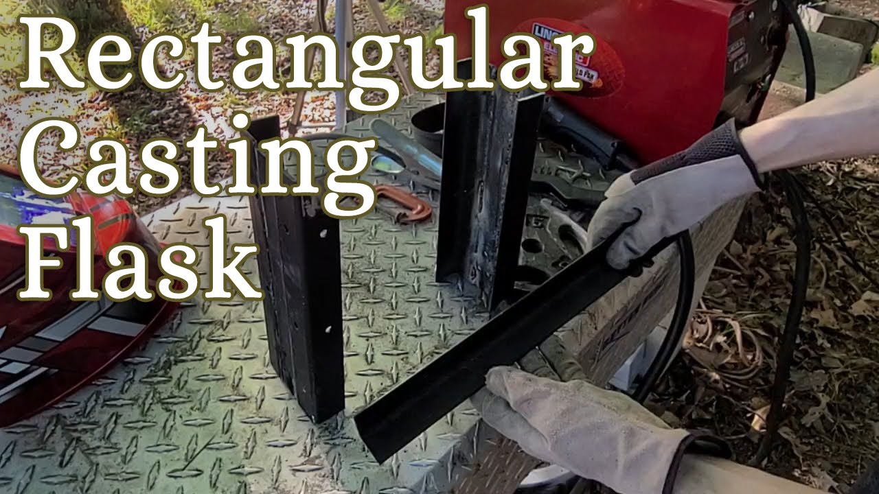 Making a Rectangular Casting Flask (for Lost Wax Casting) - YouTube