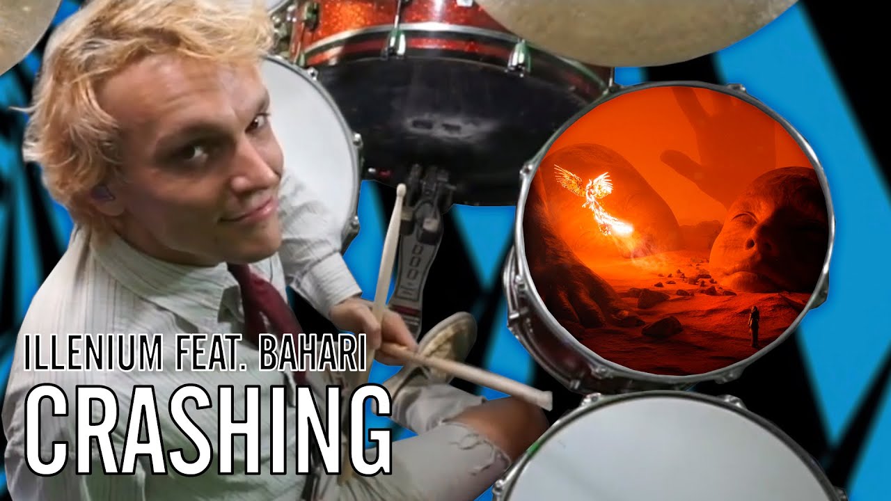 ILLENIUM - Crashing ft. Bahari | Office Drummer [First Time Hearing ...