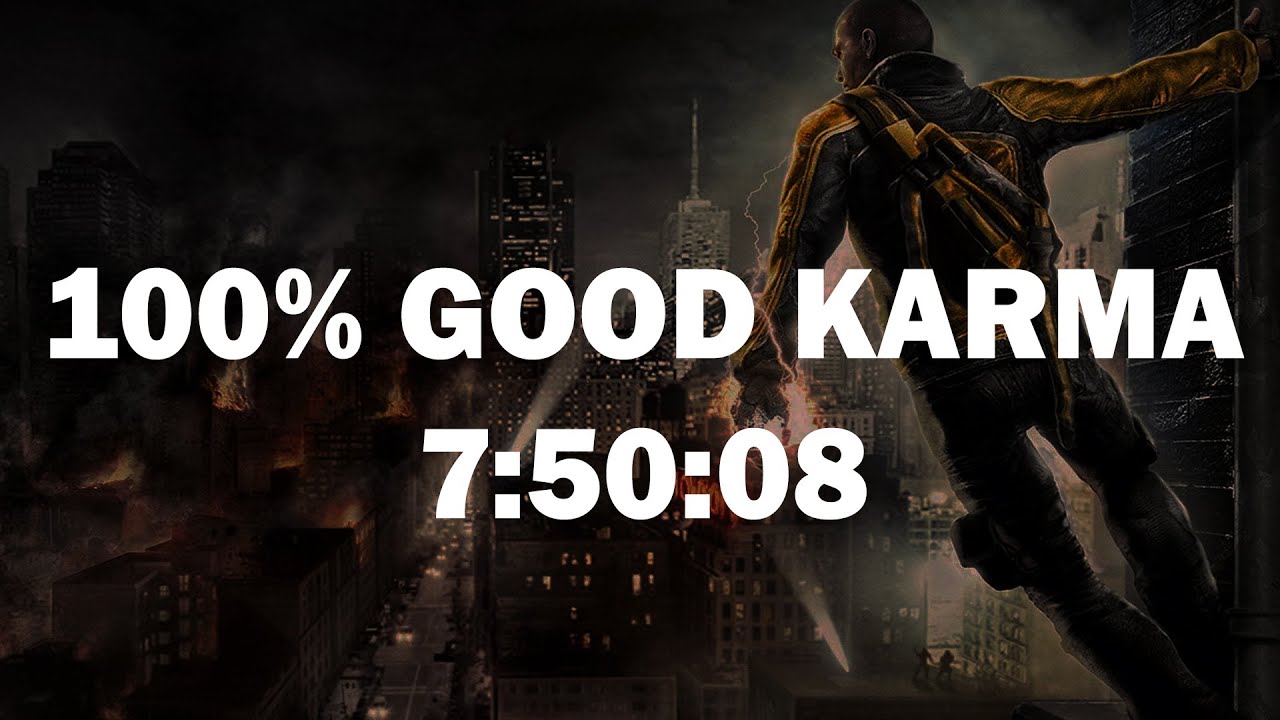 InFamous 100% Good Karma Speedrun in 7:50:08 - YouTube