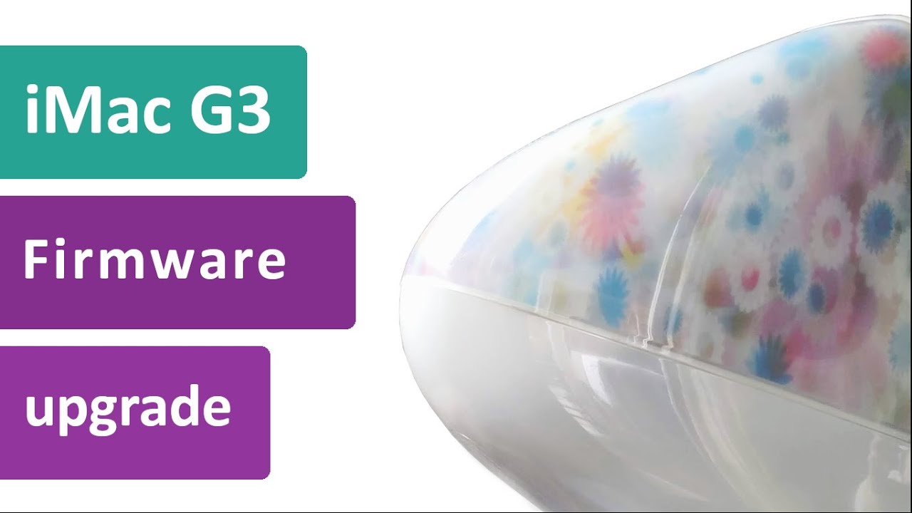 Update the firmware to latest revision on an iMac G3 from Apple - YouTube