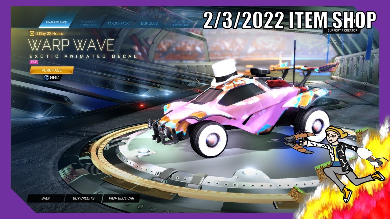 *Exotic* Pink Warp Wave Universal Animated Decal! | Rocket League Item ...