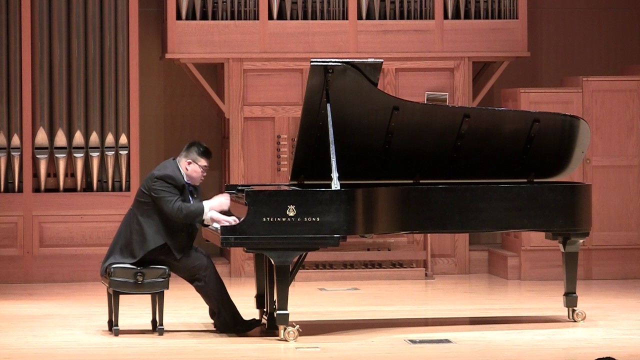 Justin Zhu Cai performed Miroirs, II. Oiseaux Tristes Composed by Ravel ...