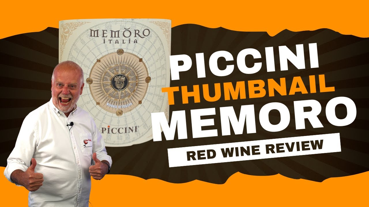 Piccini Memoro Red wine review (Episode 498) - YouTube