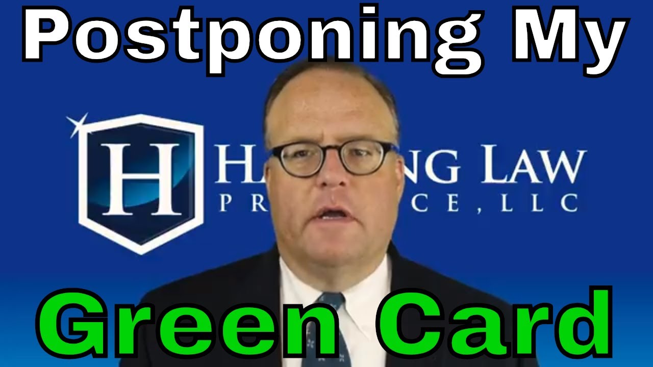 Can I Postpone My Green Card Interview? - YouTube