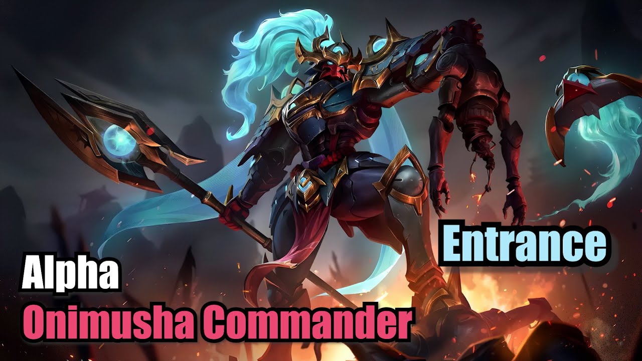 Alpha Onimusha Commander Skin Lucky Box Entrance (Upscale 4K) Mobile ...