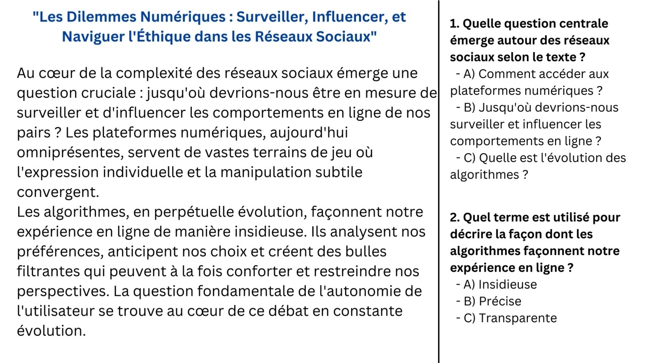 Comprehension Ecrite 272618 | Compréhension écrite | NazarchukOlga