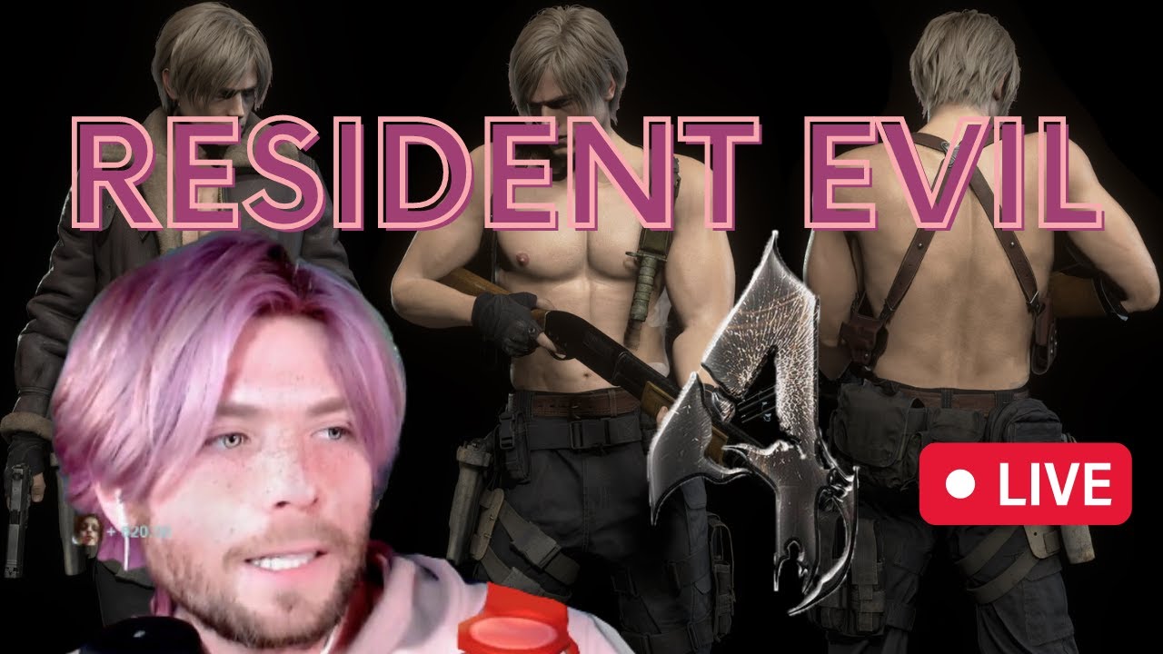 Shirtless Leon Mod | First Resident Evil 4 Playthrough (5/5/23) - YouTube