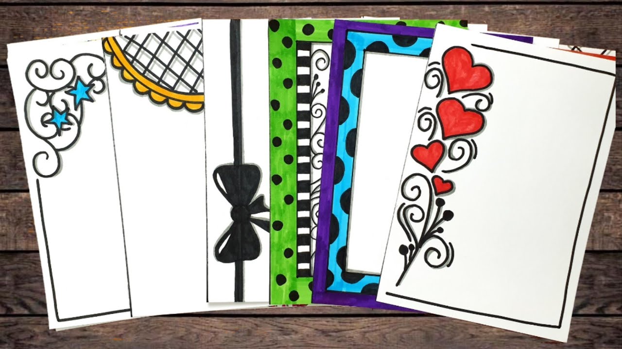 30 compilation | Border designs on paper | border designs | borders for ...