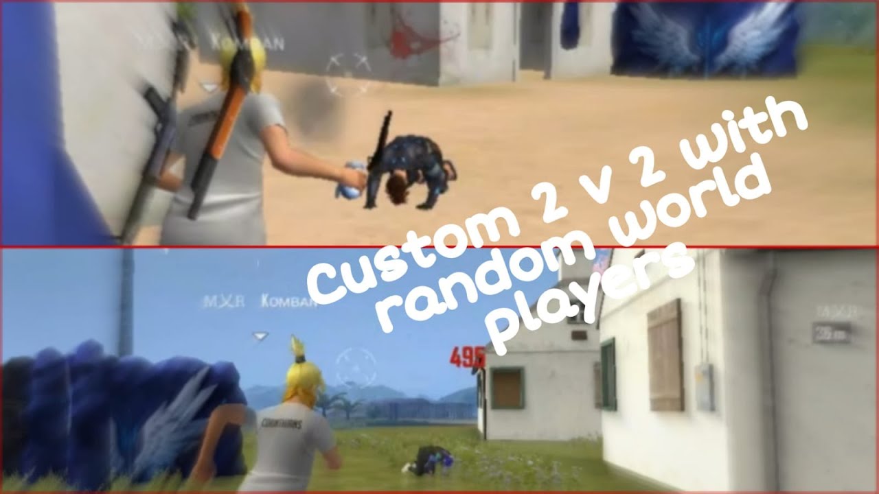 Custom 2 v 2 with Random world players !! - YouTube