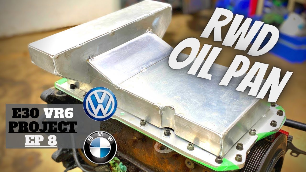RWD VR6 Oil pan & pump setup - E30 VR6 EP 8 - YouTube